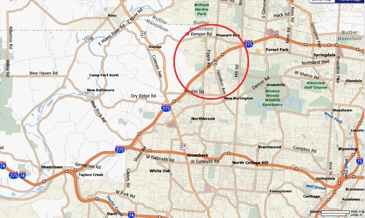 West275.com - Hamilton Ave. Map